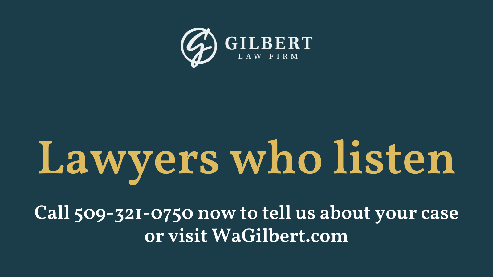 Personal Injury Attorney | Gilbert Law Firm | Spokane Washington